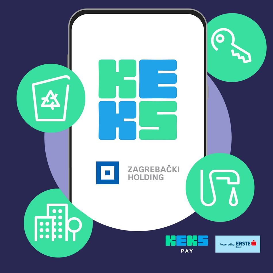 Plaćanje jedinstvene uplatnice Zagrebačkog holdinga i putem KEKS Pay ...