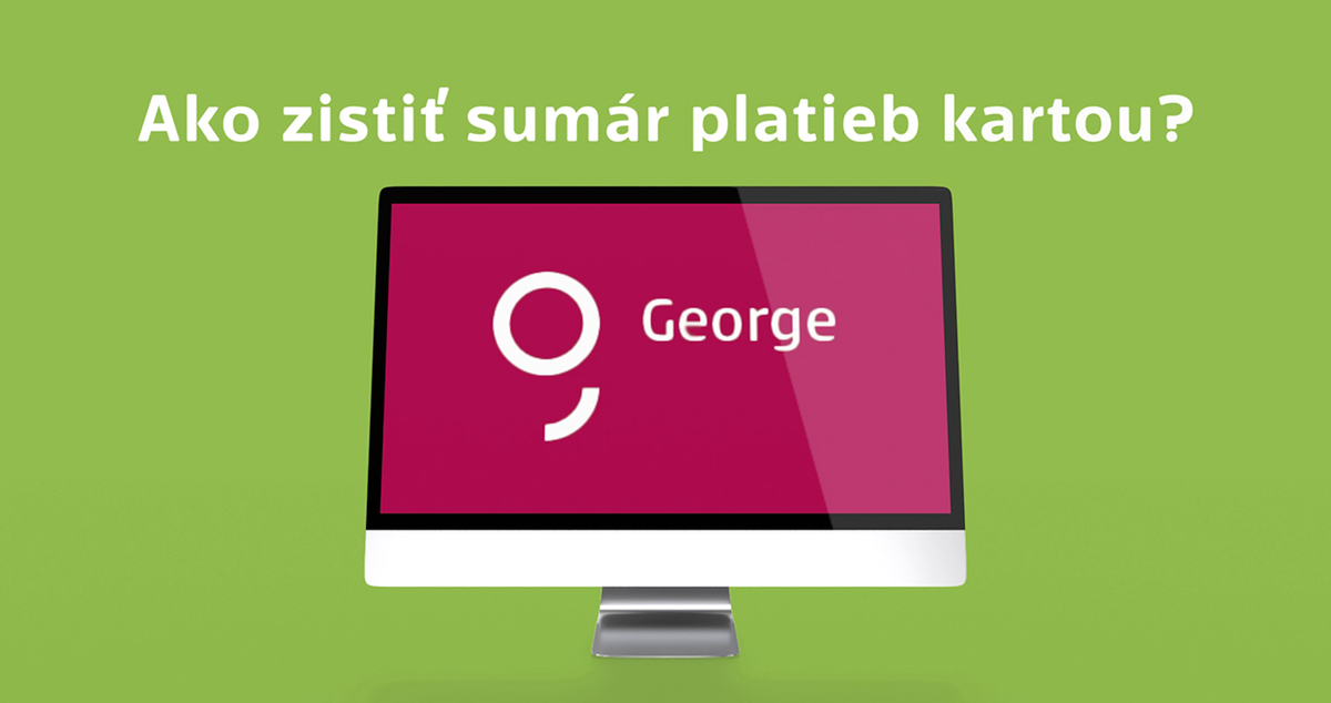 Ako zistím sumu a počet platieb kartou v Georgeovi?