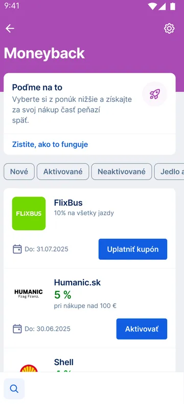 Ako funguje George Moneyback?