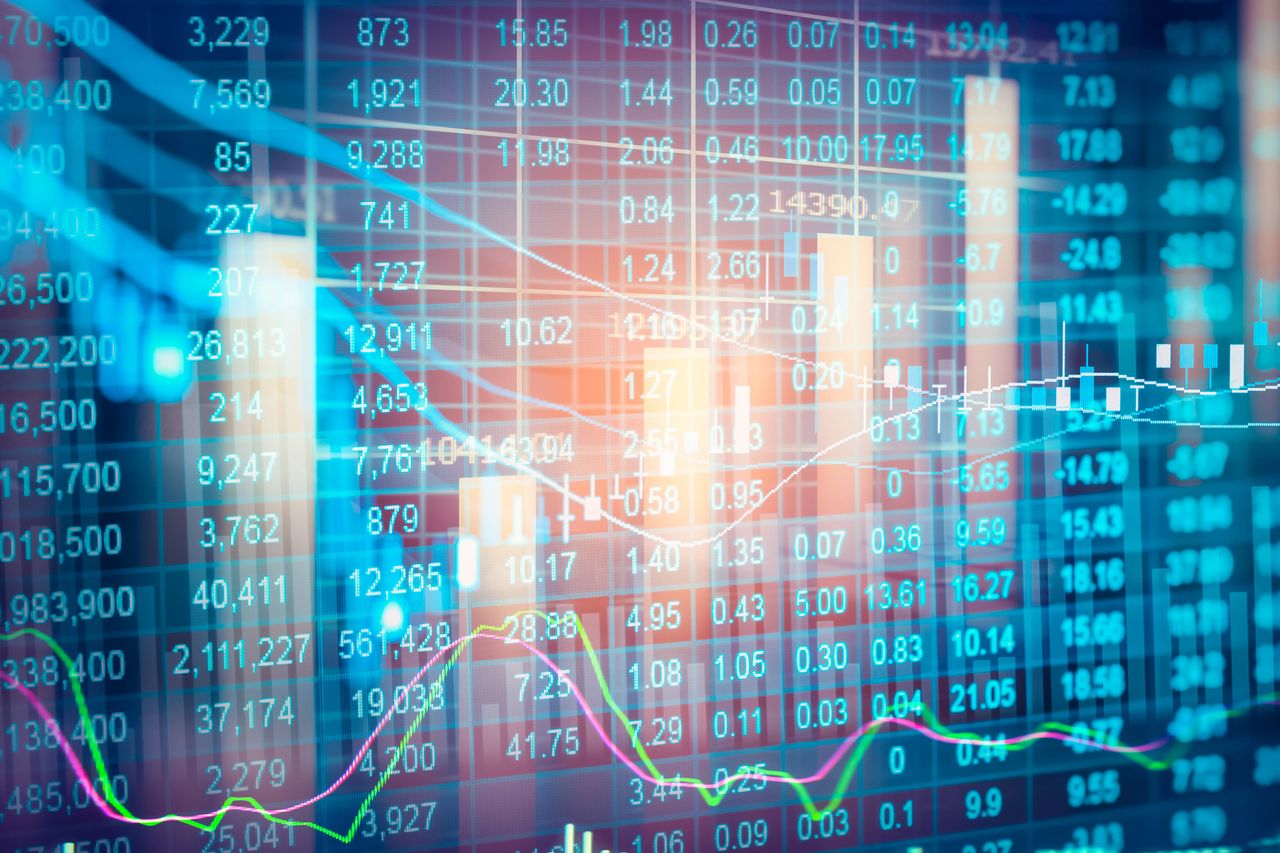 Market overview app start page