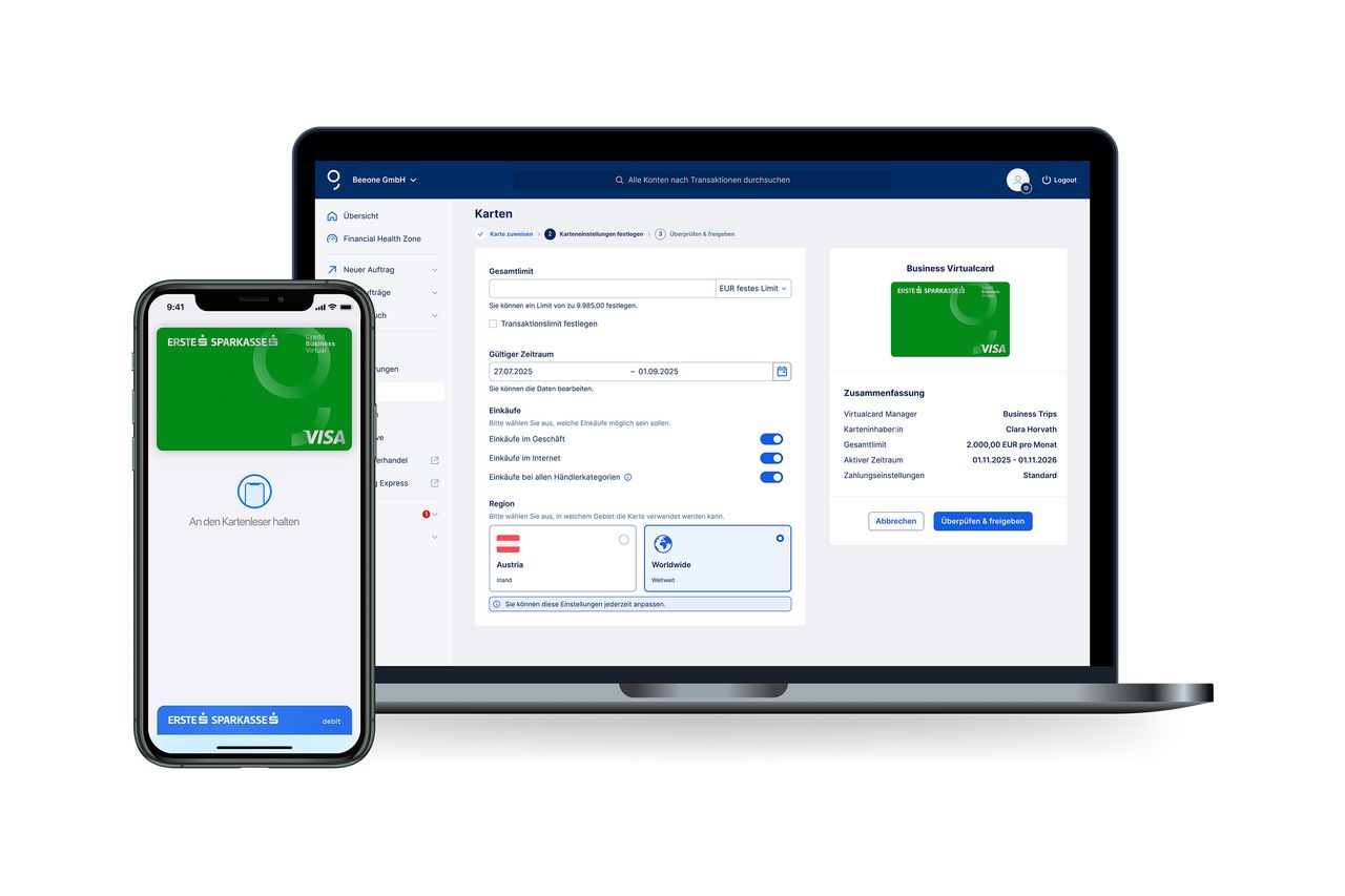 Erstmals virtuelle Kreditkarten für Unternehmen mit George Business ...