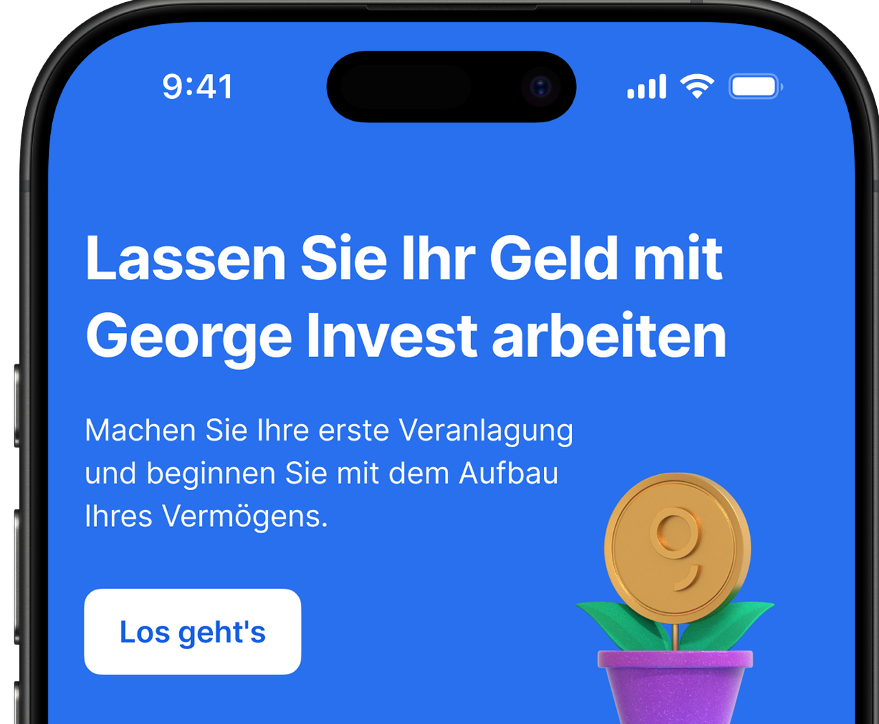 George startet neue Investment-Welt | Erste Group Bank AG