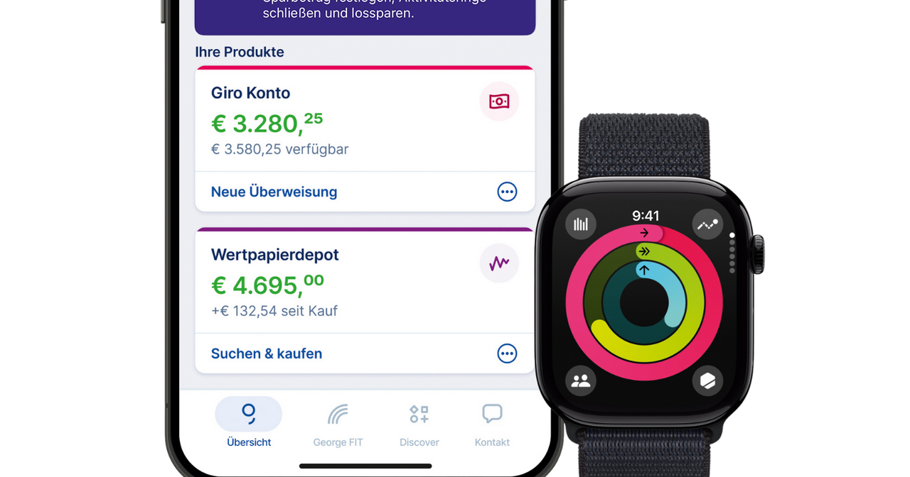 George-App macht Sparen zum Sport, mit iPhone und Apple Watch | Erste ...